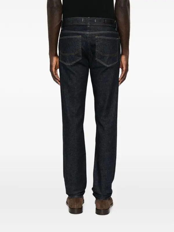 Brioni Cotton And Cashmere Denim Jeans - Multicolor