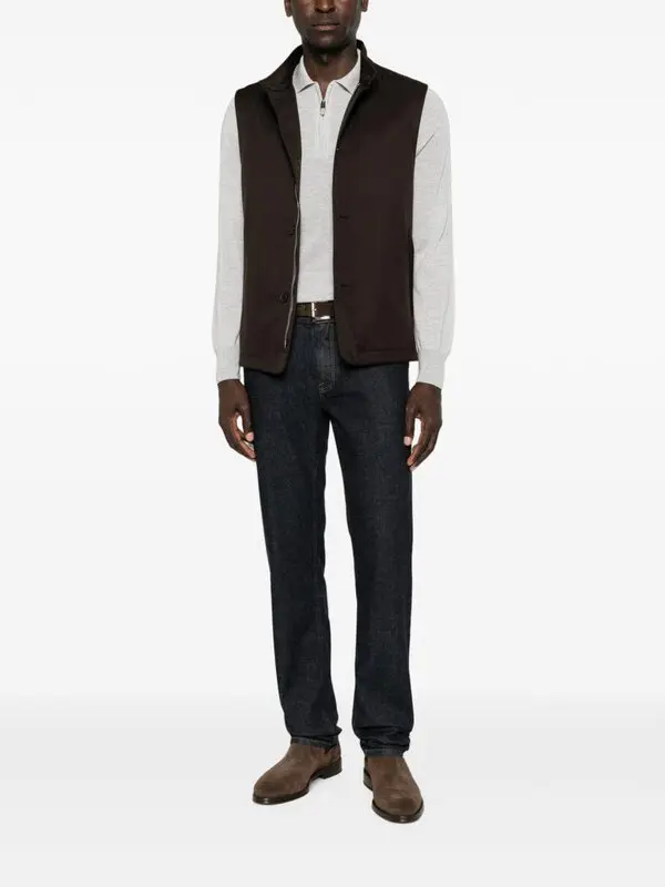 Brioni Cotton And Cashmere Denim Jeans - Multicolor