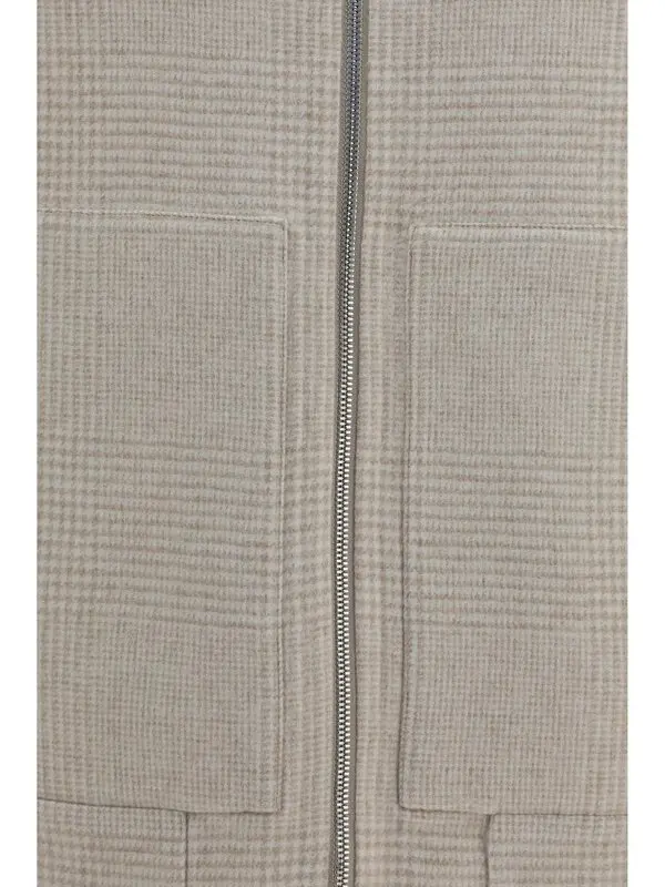 Brunello Cucinelli Double-face Cashmere Jacket - Cream