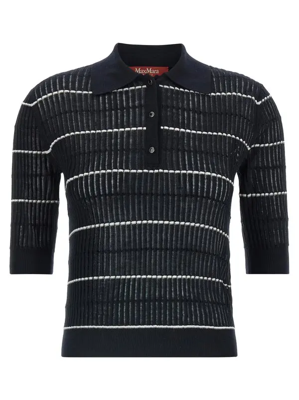 Max Mara Mstgallo' Polo Shirt - Blue