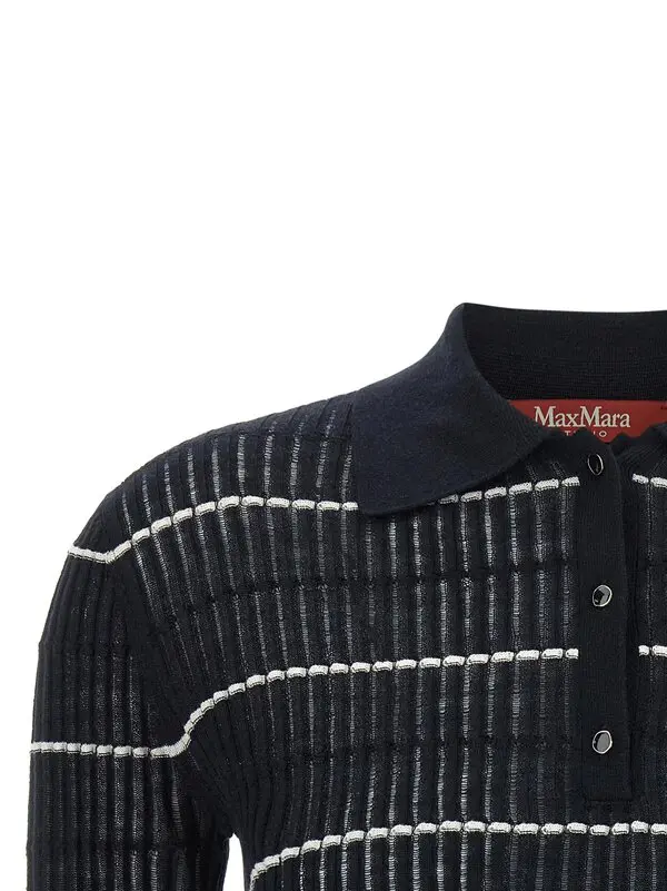 Max Mara Mstgallo' Polo Shirt - Blue
