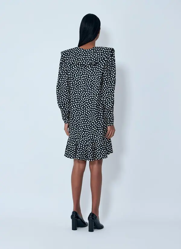 Chloé Silk Polka-dot Mini Dress