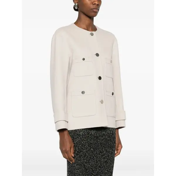 Max Mara Neutrals Jackets Fitted Jackets