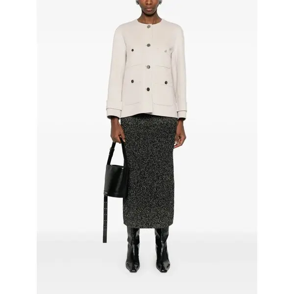 Max Mara Neutrals Jackets Fitted Jackets