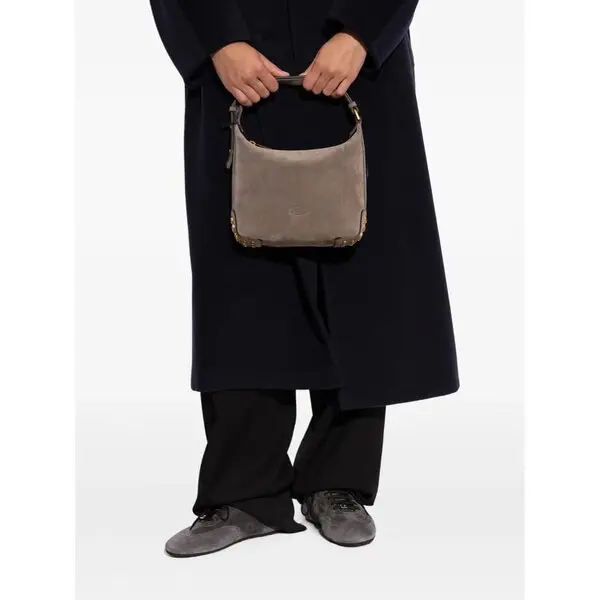 TOD'S Embellished Shoulder Bag - Brown