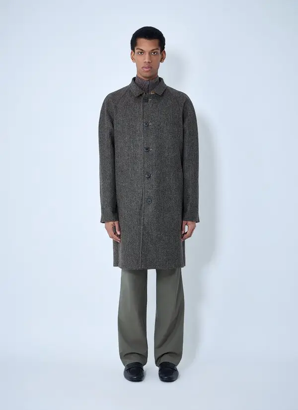 Prada Reversible Buttoned Coat - Cream