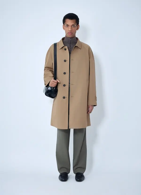 Prada Reversible Buttoned Coat - Cream