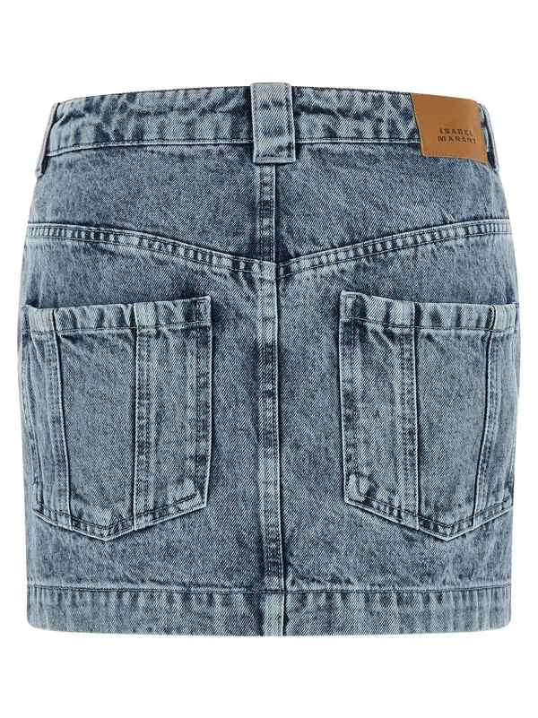 Isabel Marant Étoile Juana Cotton Denim Miniskirt
