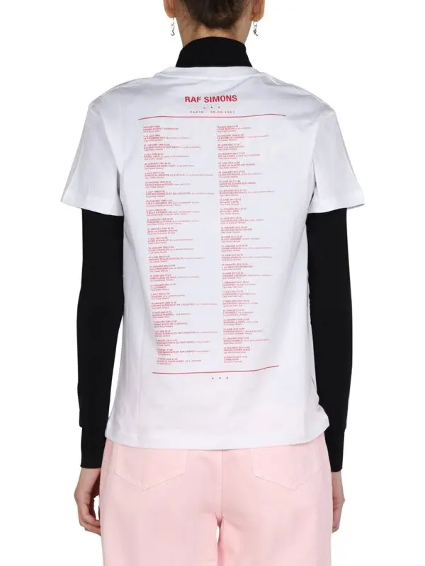 Raf Simons Logo Print T-shirt