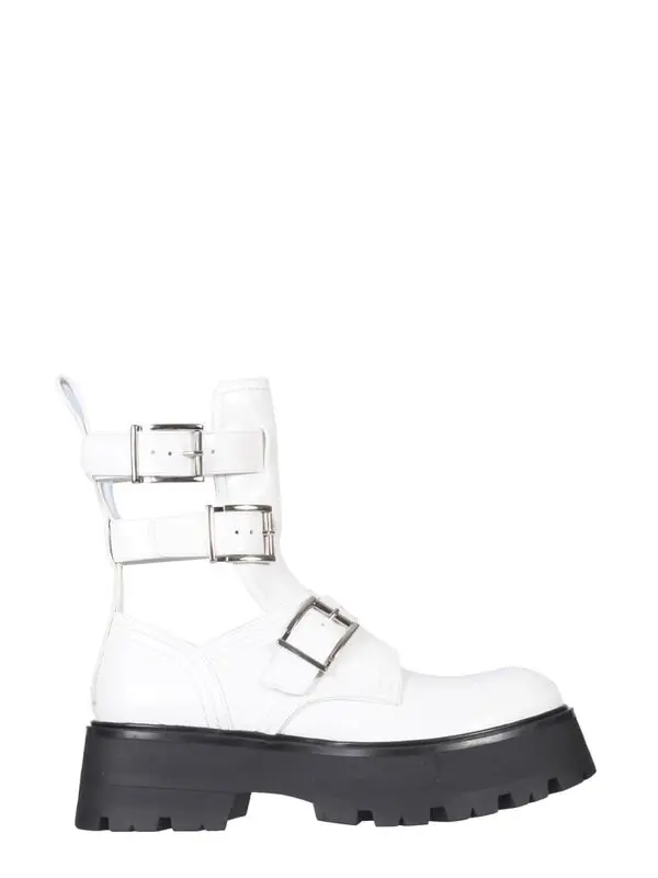 Alexander McQueen Rave Boots - White