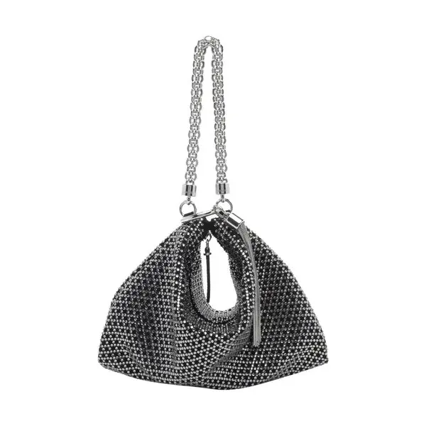 JIMMY CHOO Callie Sack Bag - Black
