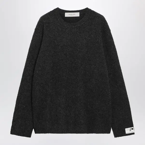 GOLDEN GOOSE Boucle Wool Sweater - Gray