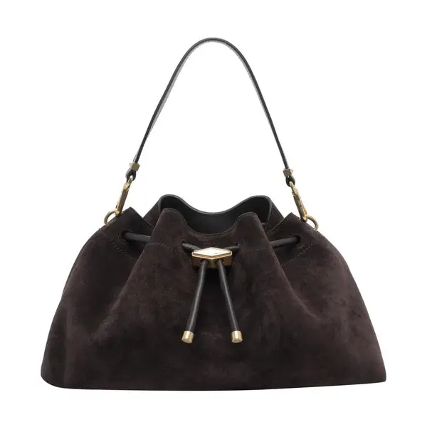 JIMMY CHOO Medium Cinch Bag - Brown