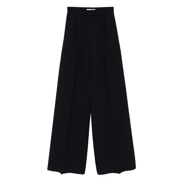 Max Mara Trousers Palazzo Pants - Blue