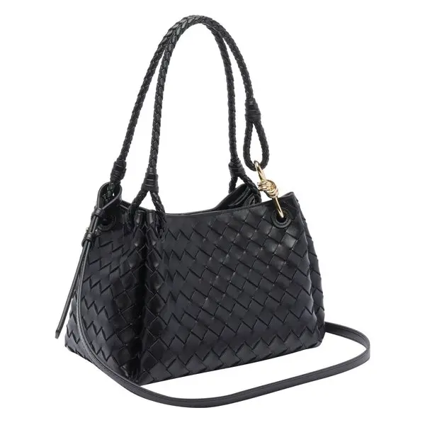 Bottega Veneta Parachute Shoulder Bag - Black