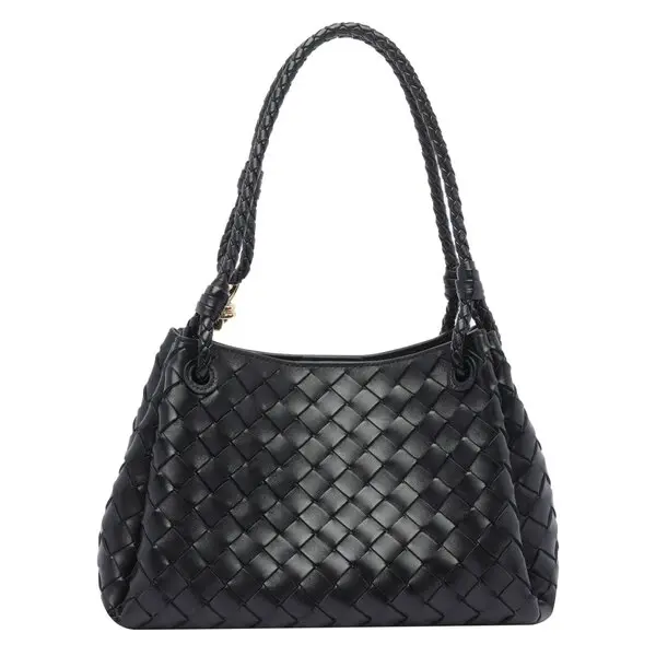 Bottega Veneta Parachute Shoulder Bag - Black