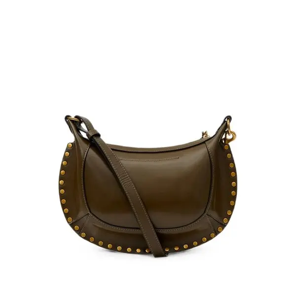 Isabel Marant Étoile Studded Leather Shoulder Bag - Brown