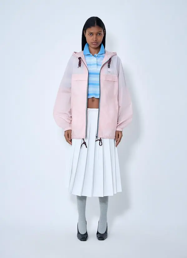 Prada Re-nylon Hooded Windbreaker Jacket