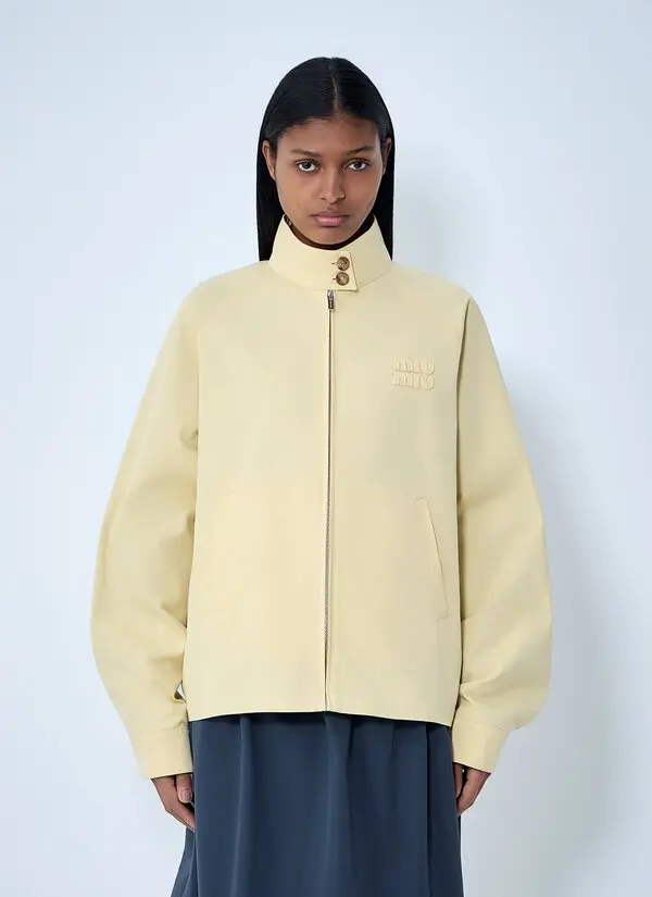 Miu Miu High-neck Zip Jacket
