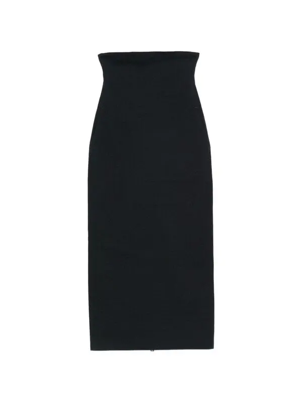 Issey Miyake Cotton Blend Midi Skirt - Multicolor
