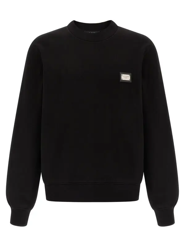 Dolce & Gabbana Logo Plate Sweatshirt - Black
