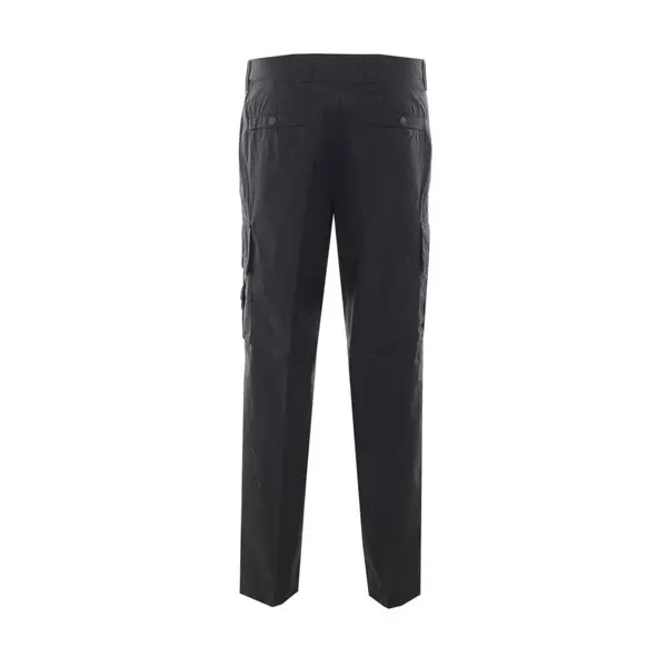 Stone Island Ghost Logo Cargo Trousers - Black