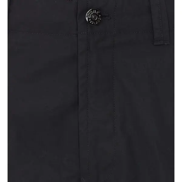 Stone Island Ghost Logo Cargo Trousers - Black