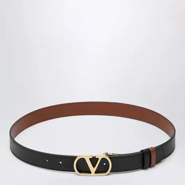 Valentino Garavani Reversible Vlogo Signature Belt - Black