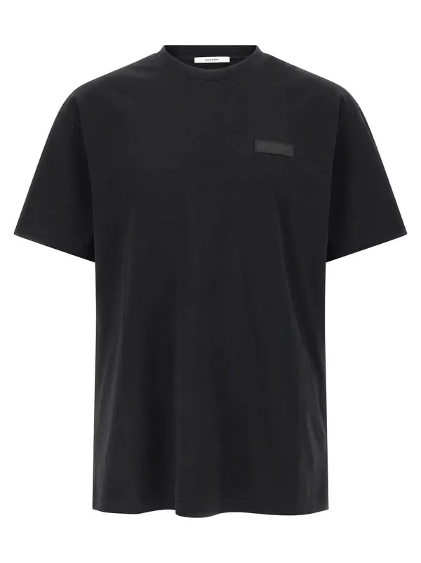 Givenchy Paris' Grosgrain T-shirt - Black