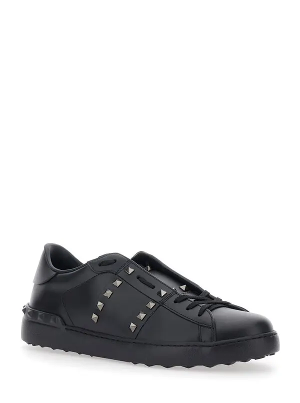 Valentino Garavani Rockstud Untitled Leather Sneaker - Multicolor
