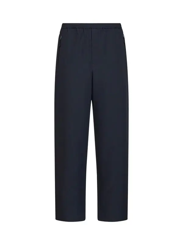 JIL SANDER Black Waterproof Recycled Polyester Jogger Trousers
