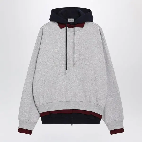 Balenciaga Layered Hoodie - Gray