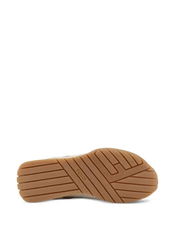 Fendi Wave Pulse Suede Sneakers