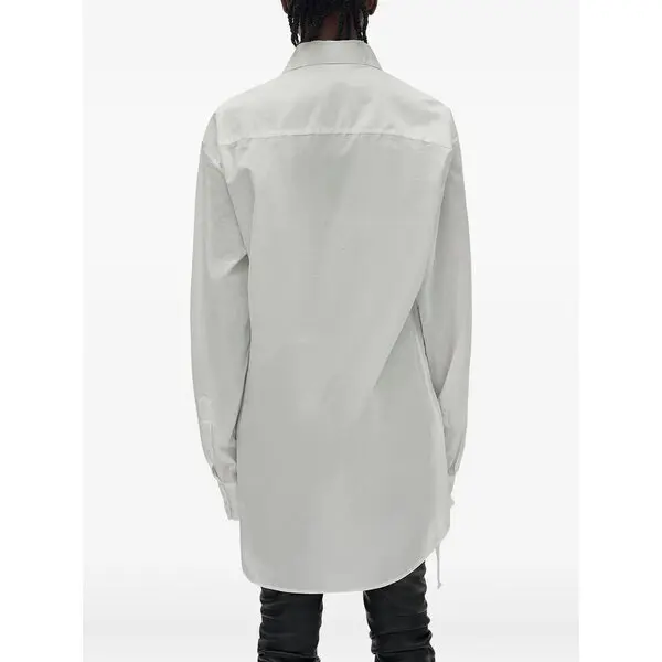 ANN DEMEULEMEESTER Cotton Asymmetrical Long Sleeve Shirt