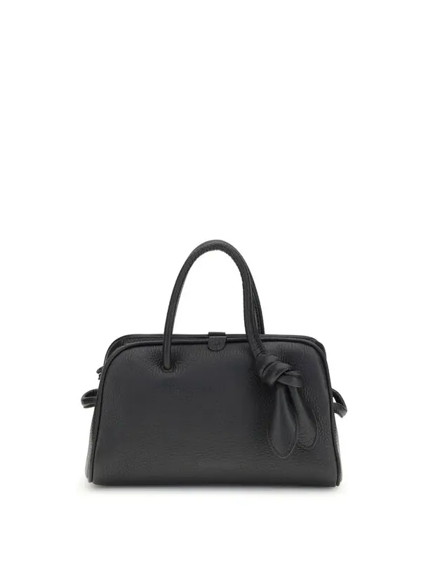 Jacquemus Le Petit Turismo Leather Top Handle Bag - Black
