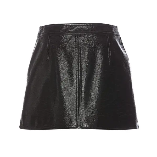 COURREGES Reedition Vinyl Mini Skirt
