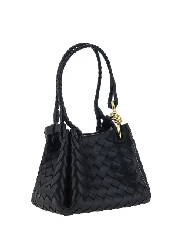 Bottega Veneta Small Parachute Shoulder Bag - Black