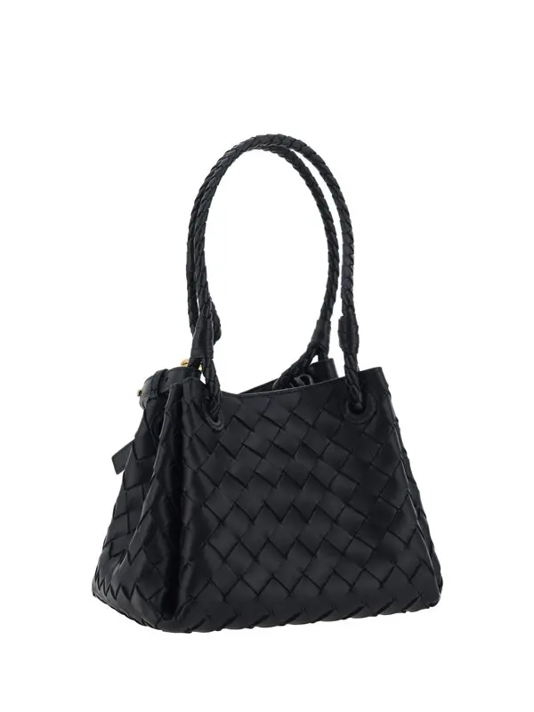Bottega Veneta Small Parachute Shoulder Bag - Black
