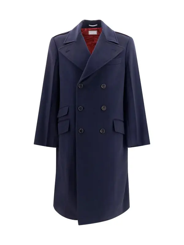 Brunello Cucinelli Double-breasted Wool Coat