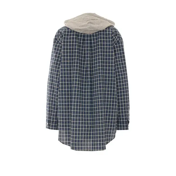 Miu Miu Check Logo Shirt
