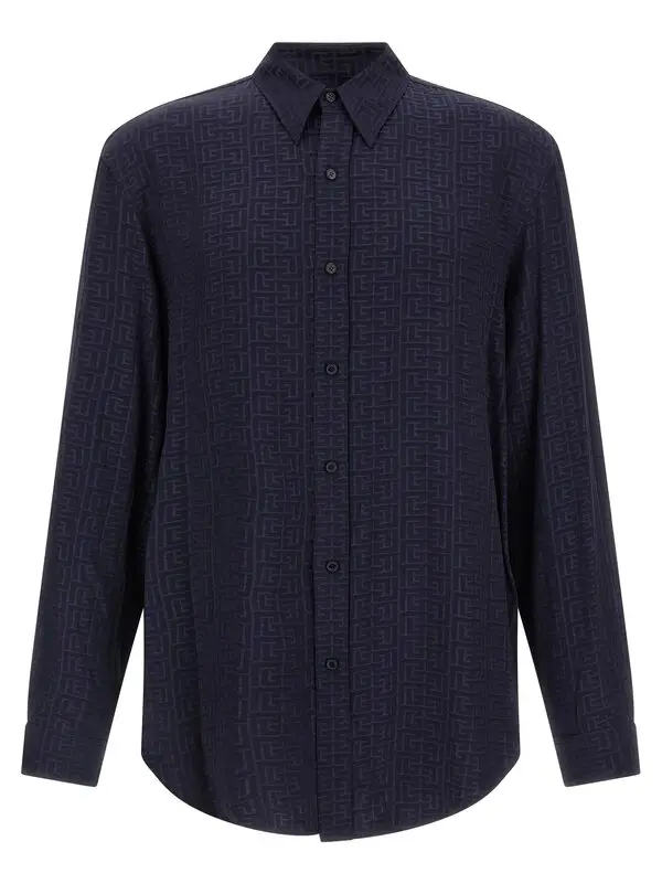 Balmain Jacquard Monogram Shirt