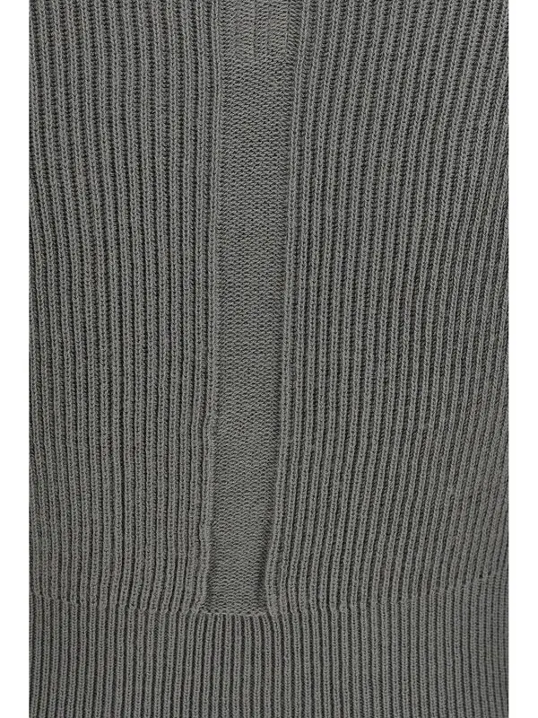Rick Owens Euca Virgin Wool Sweater With V Neck