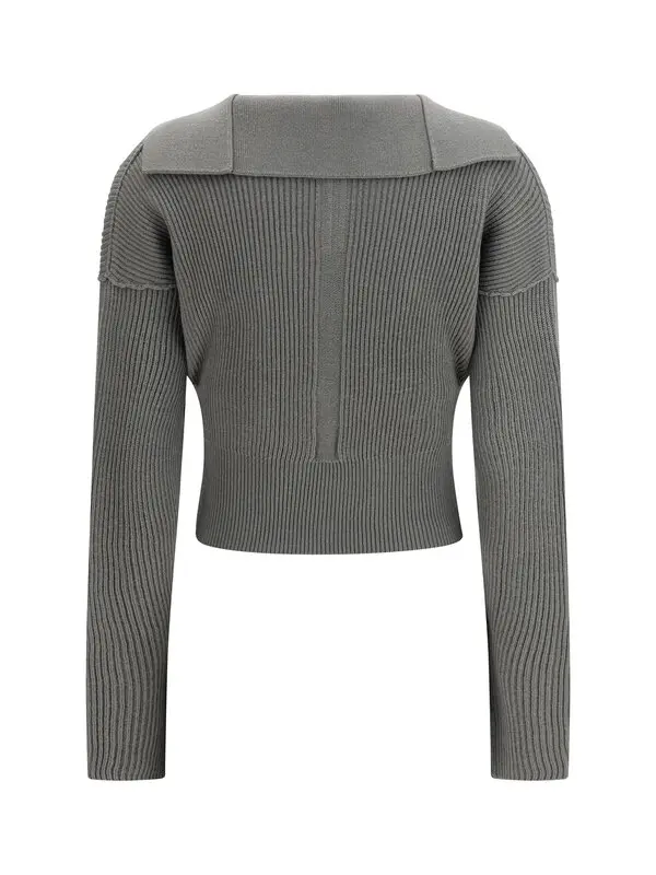 Rick Owens Euca Virgin Wool V-neck Sweater - Green