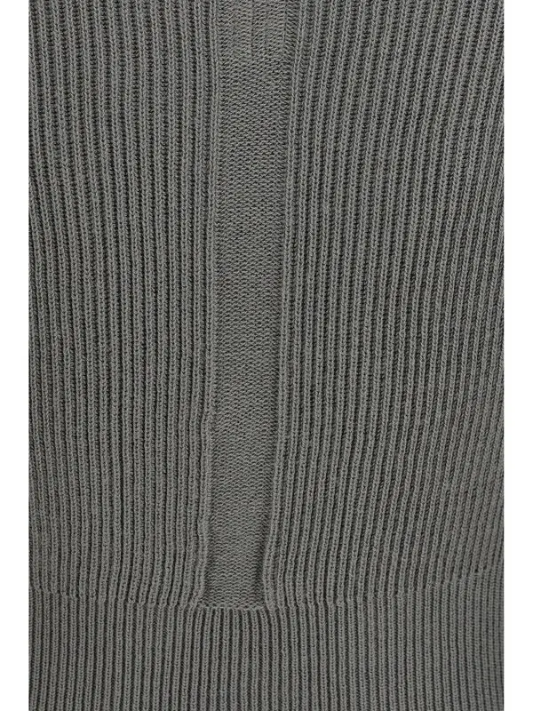 Rick Owens Euca Virgin Wool V-neck Sweater - Green