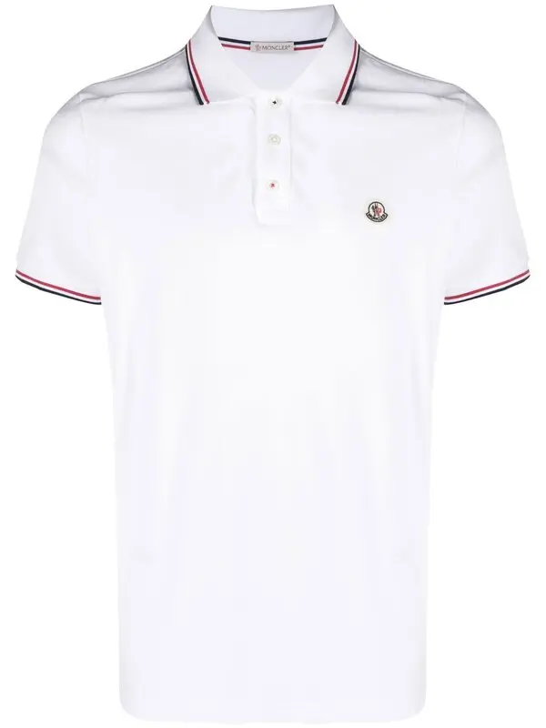 Moncler Logo Cotton Polo Shirt