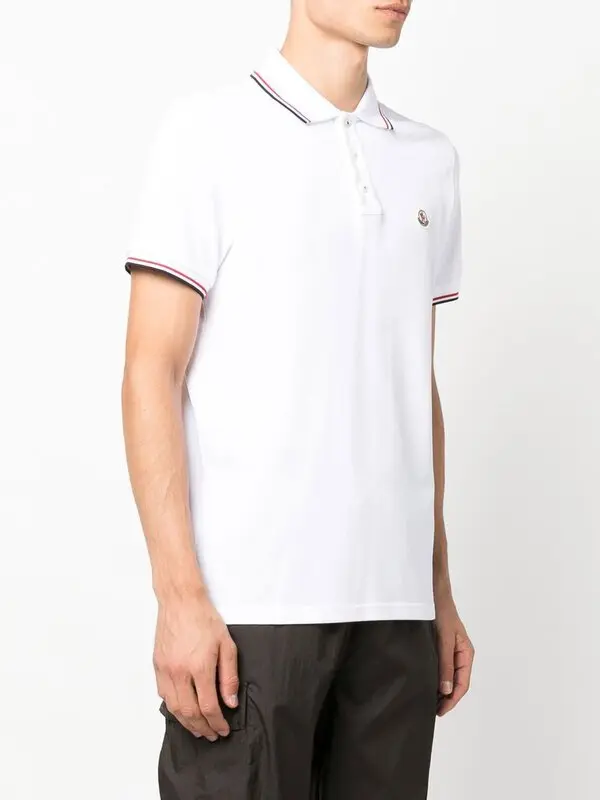 Moncler Logo Cotton Polo Shirt