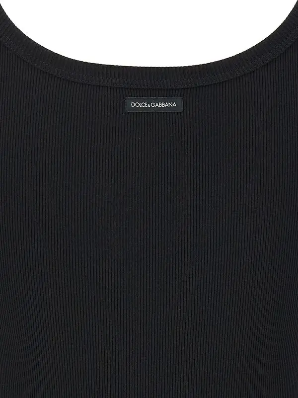 Dolce & Gabbana Ribbed Tank Top