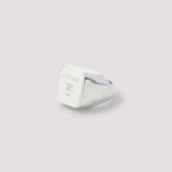 Celine Square Signet Ring