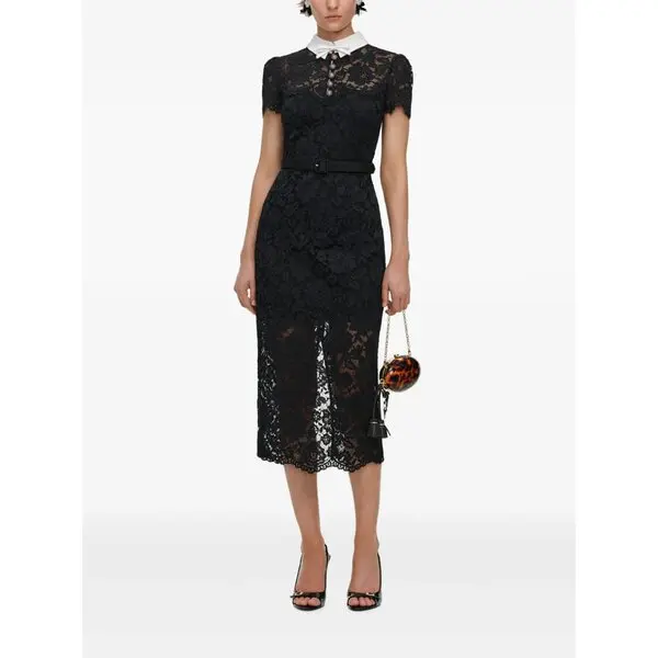 SELF-PORTRAIT Lace Midi Dress