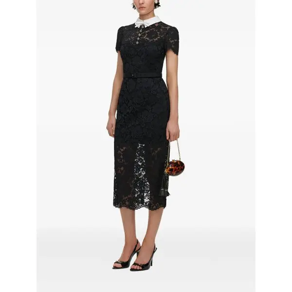 SELF-PORTRAIT Lace Midi Dress
